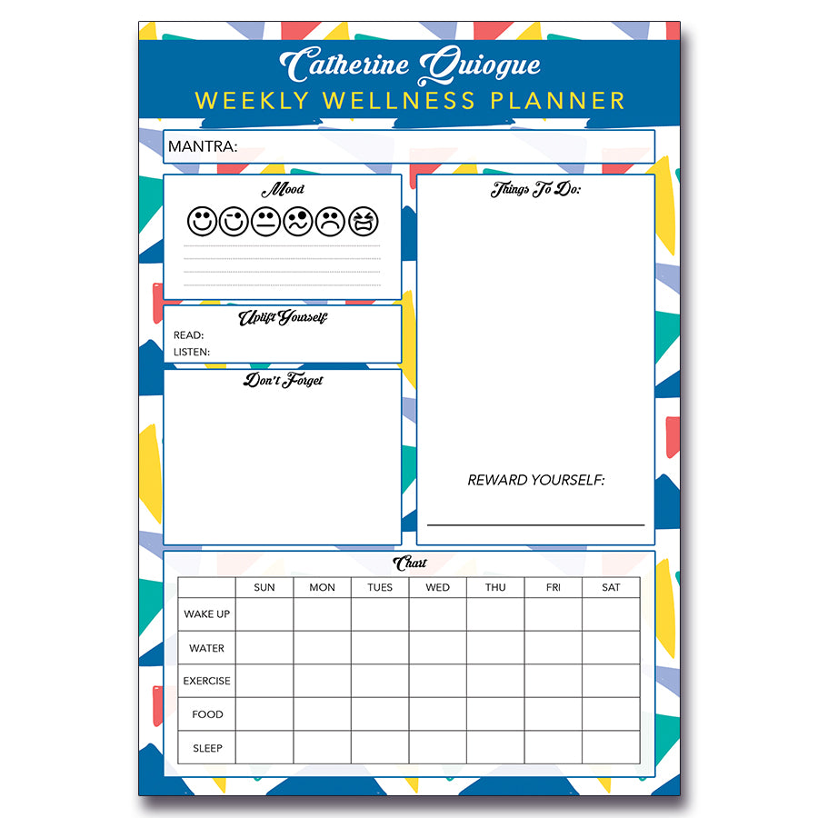 Weekly Wellness Planner – CQ Prints